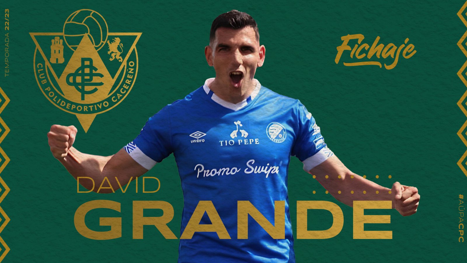 David Grande, gol para el Cacereño - CP Cacereño | Web Oficial